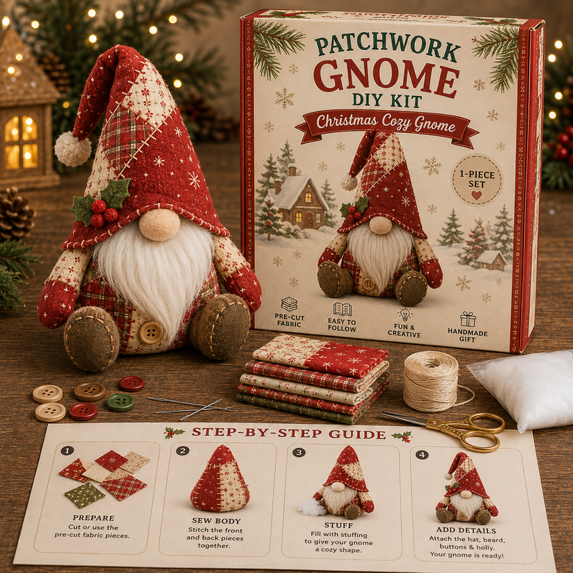 🧵DIY Patchwork Animal Kit – Create Your Own Adorable Animals – Novaraei